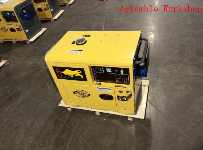 6KW Quiet Diesel Generator , Electric Start Portable Diesel Generator